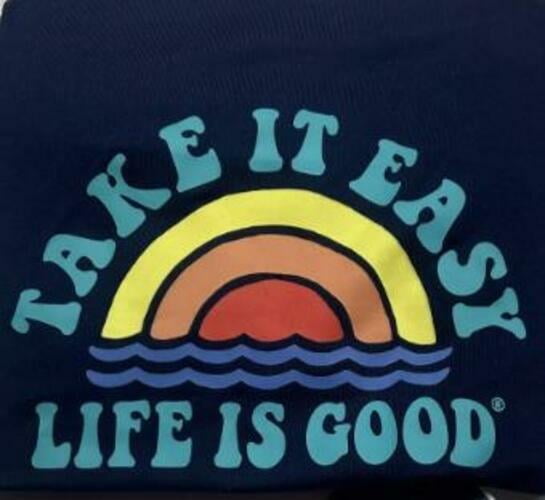 Life Is Good Sun Shirt Kids Take It Easy Long Sleeve Beach Rushguard ...
