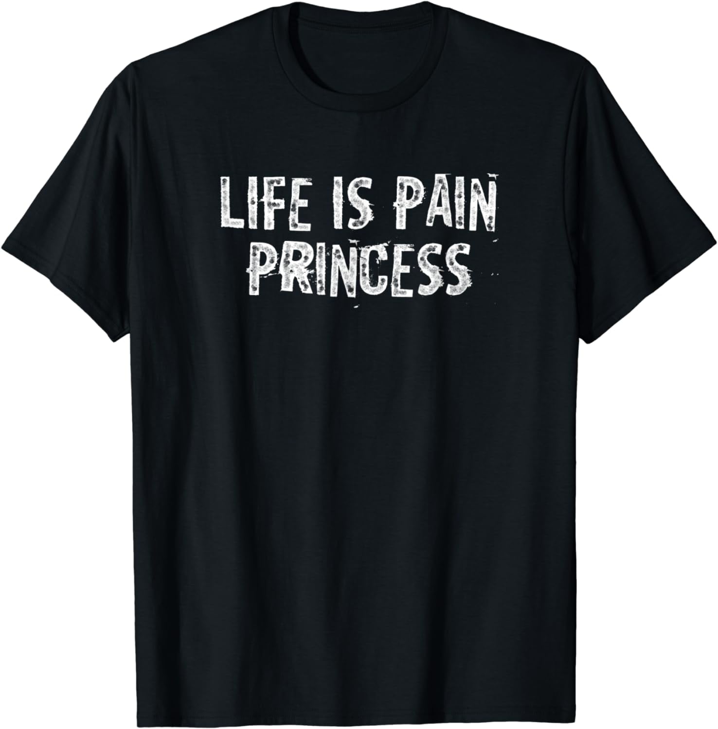 Life Is Pain Princess No Pain No Gain Motivational Poster T-Shirt ...