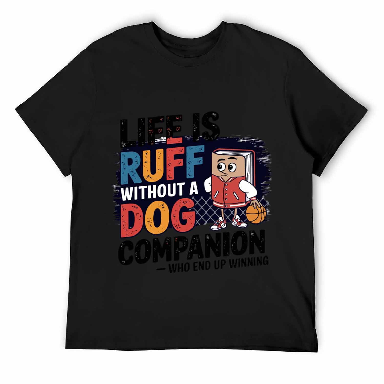 Life Is Ruff Without A Dog Companiont shirt design chicken Matching ...