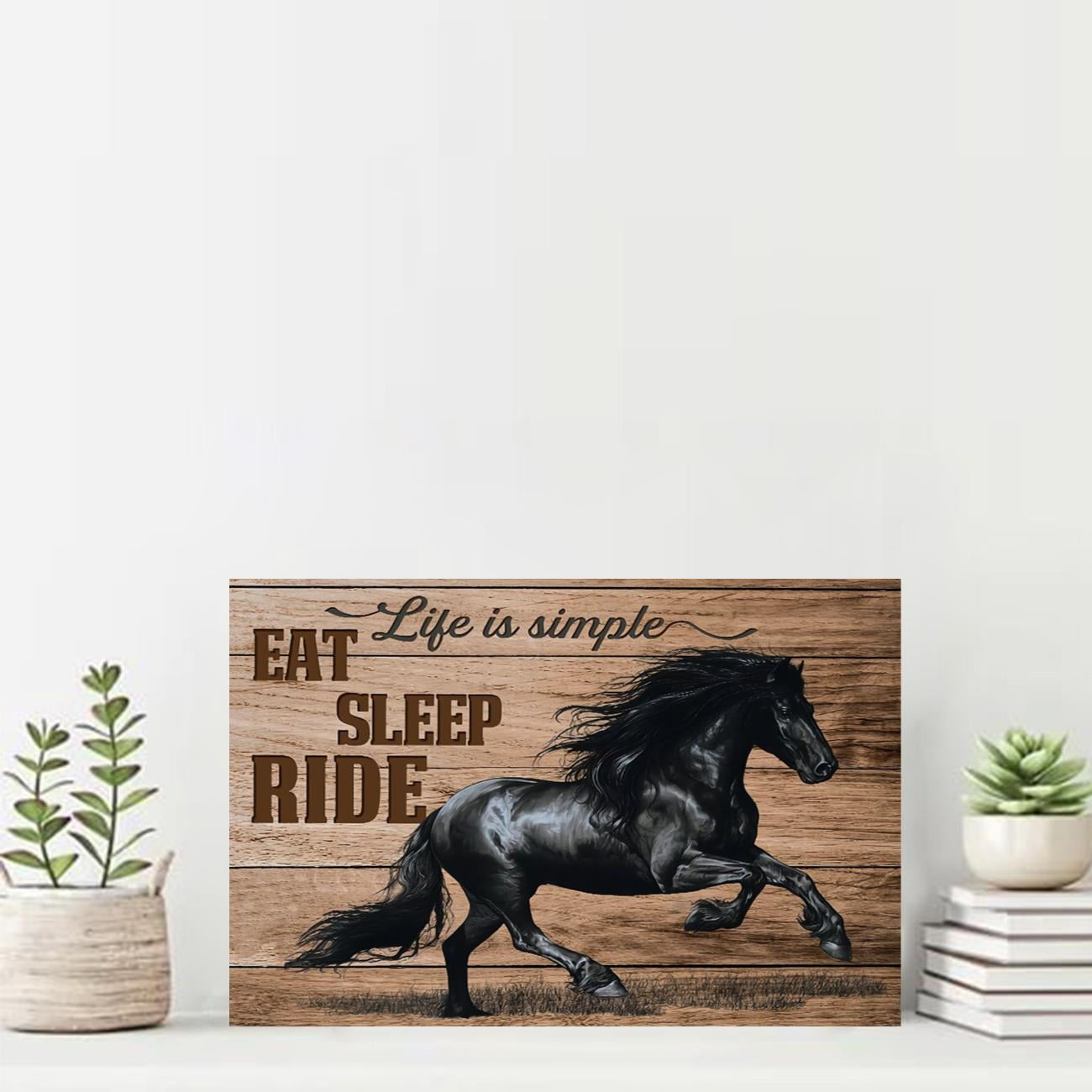 Life Is Simple Eat Sleep Ride Poster 24 x 36 Inch Poster - Walmart.com