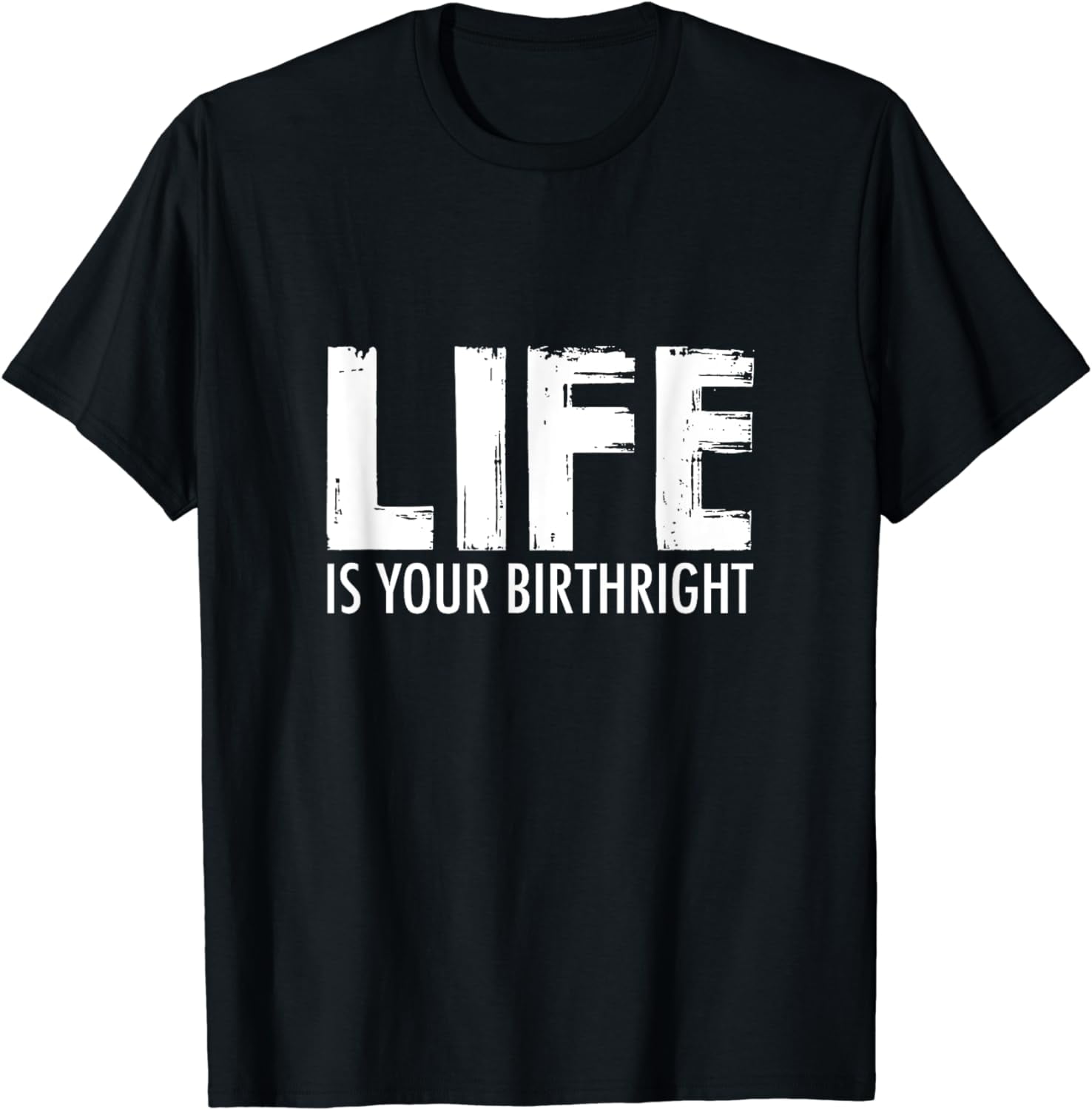 Life Is Your Birthright Motivational Quote Song Lyrics BLM T-Shirt ...