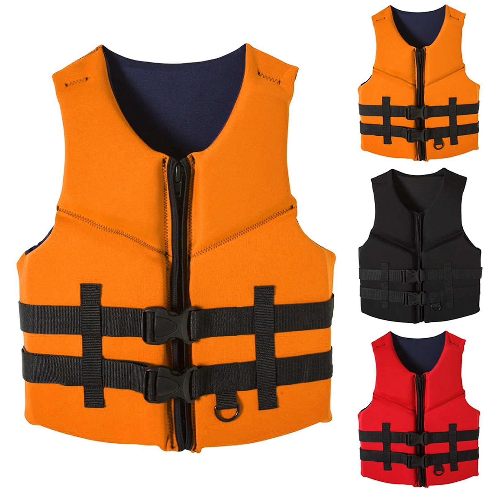 Life Jacket Paddle Vest for Adults; Coast Guard Approved Type III PFD ...