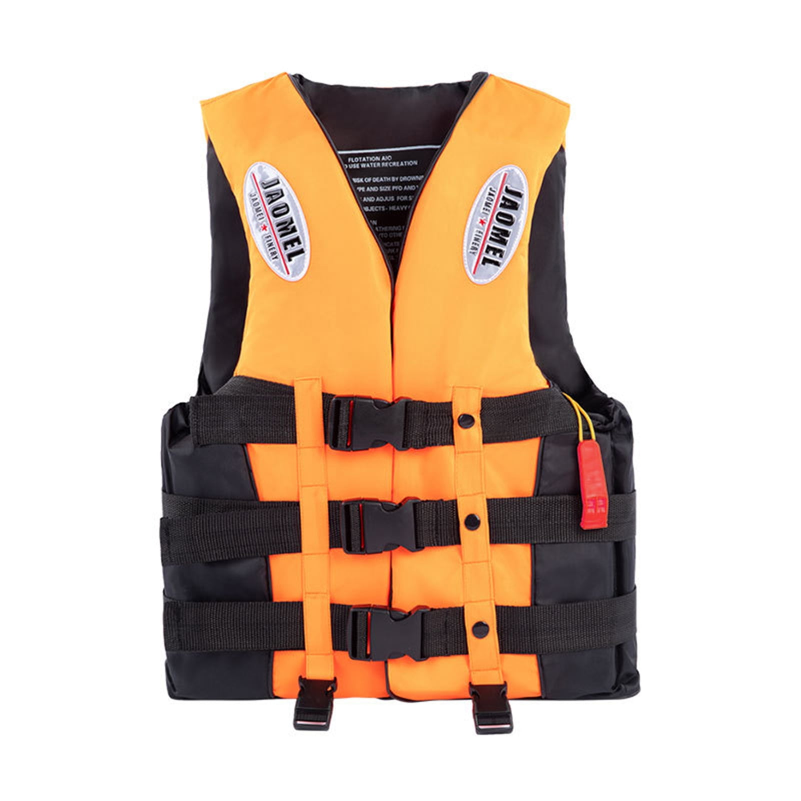 Life Jacket with Retractable Seat Belts Three-row Buckle Life Vest ...