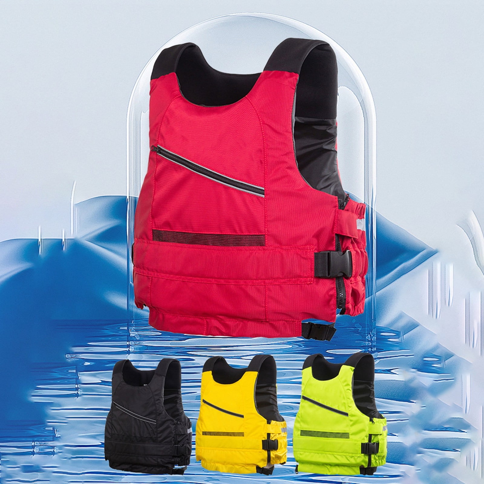 Life Jackets for Kids Adjustable Fit Epe Foam Youth Fishing Vest Coast ...