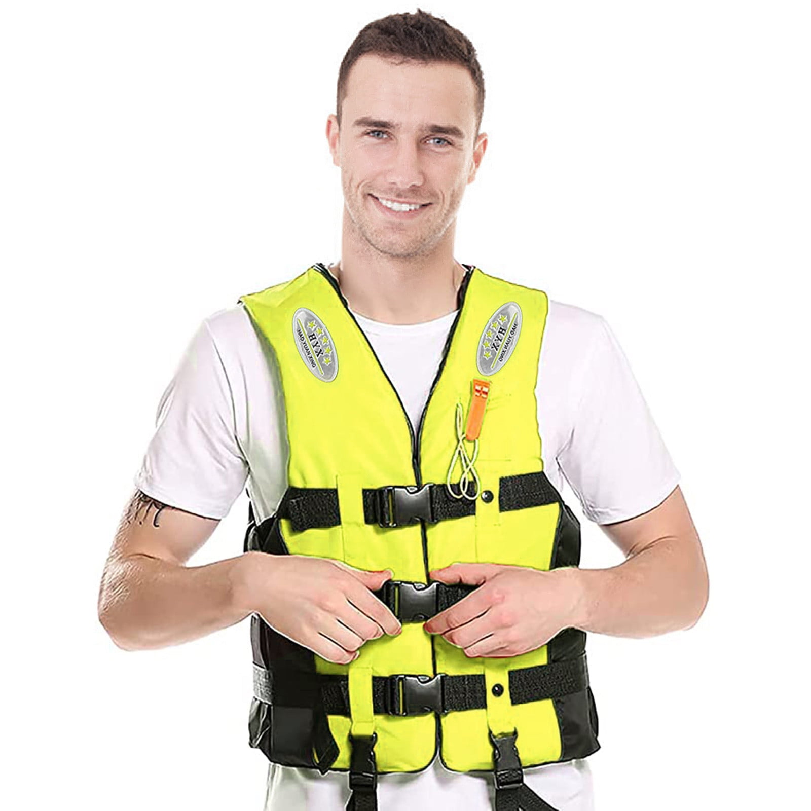 Life Jackets Water Sport Boating Jacket For Adults Outdoor Swim Vest ...