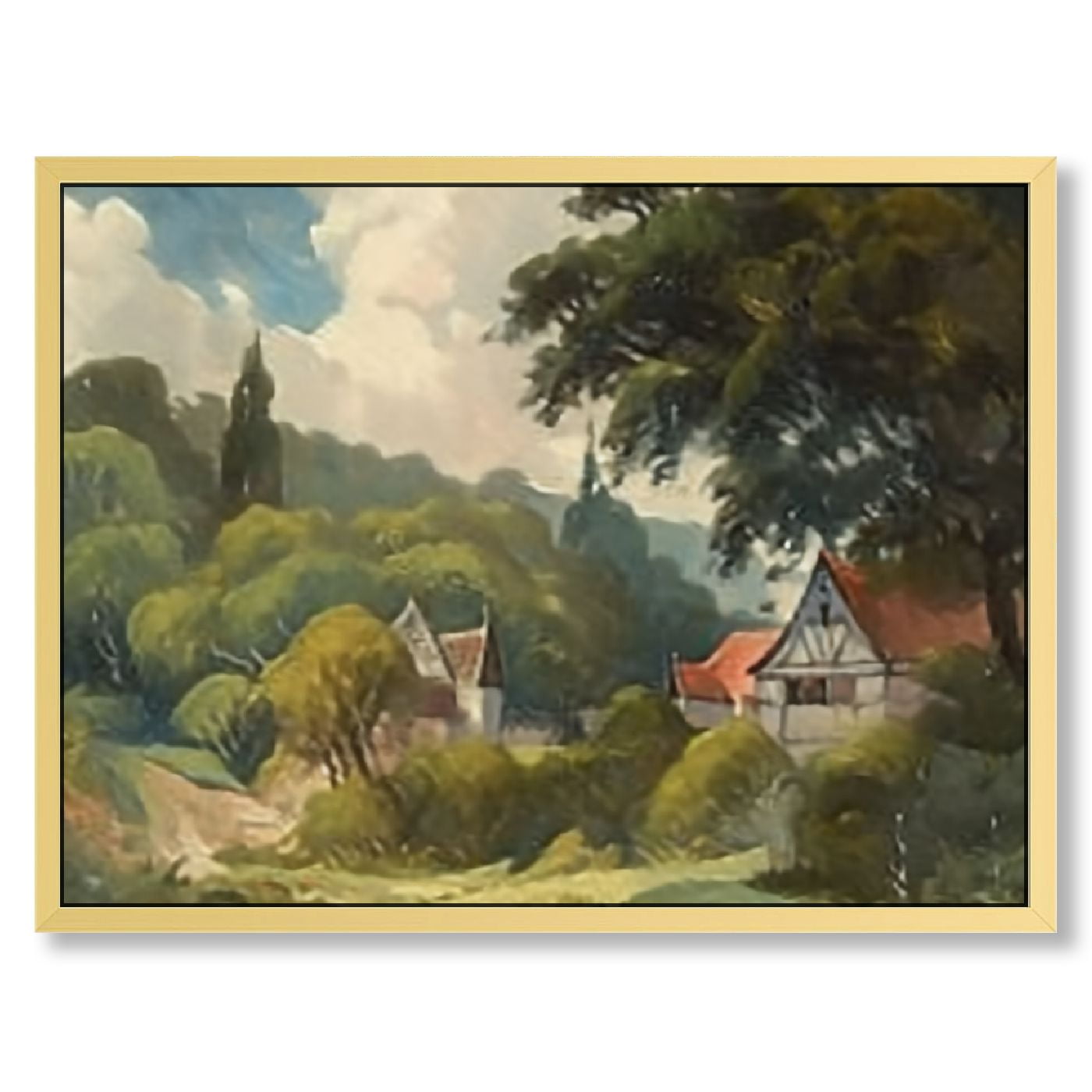 Life John Constable Print Poster The Glebe Farm Canvas Wall Art ...
