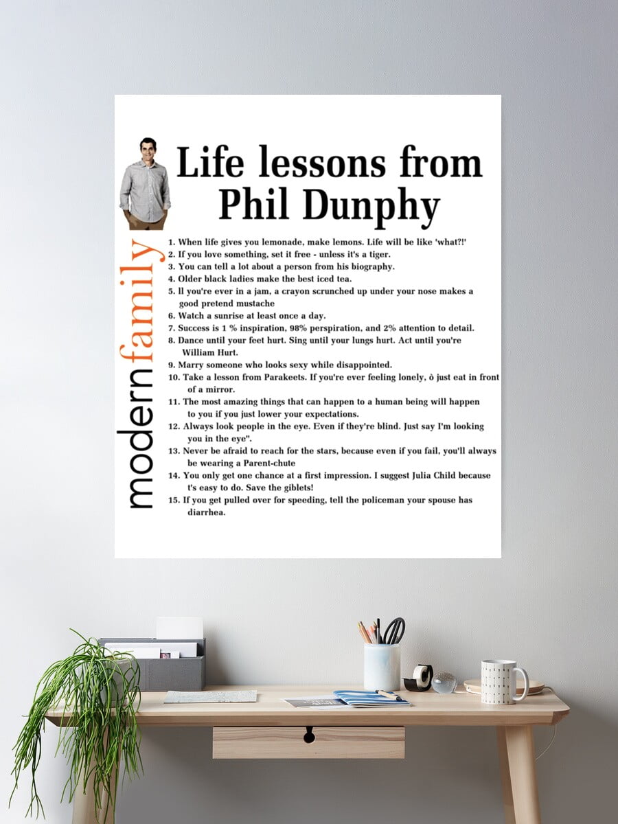Life Lessons From Phil Dunphy Modern Family Films Sitcom Movie Cameron ...