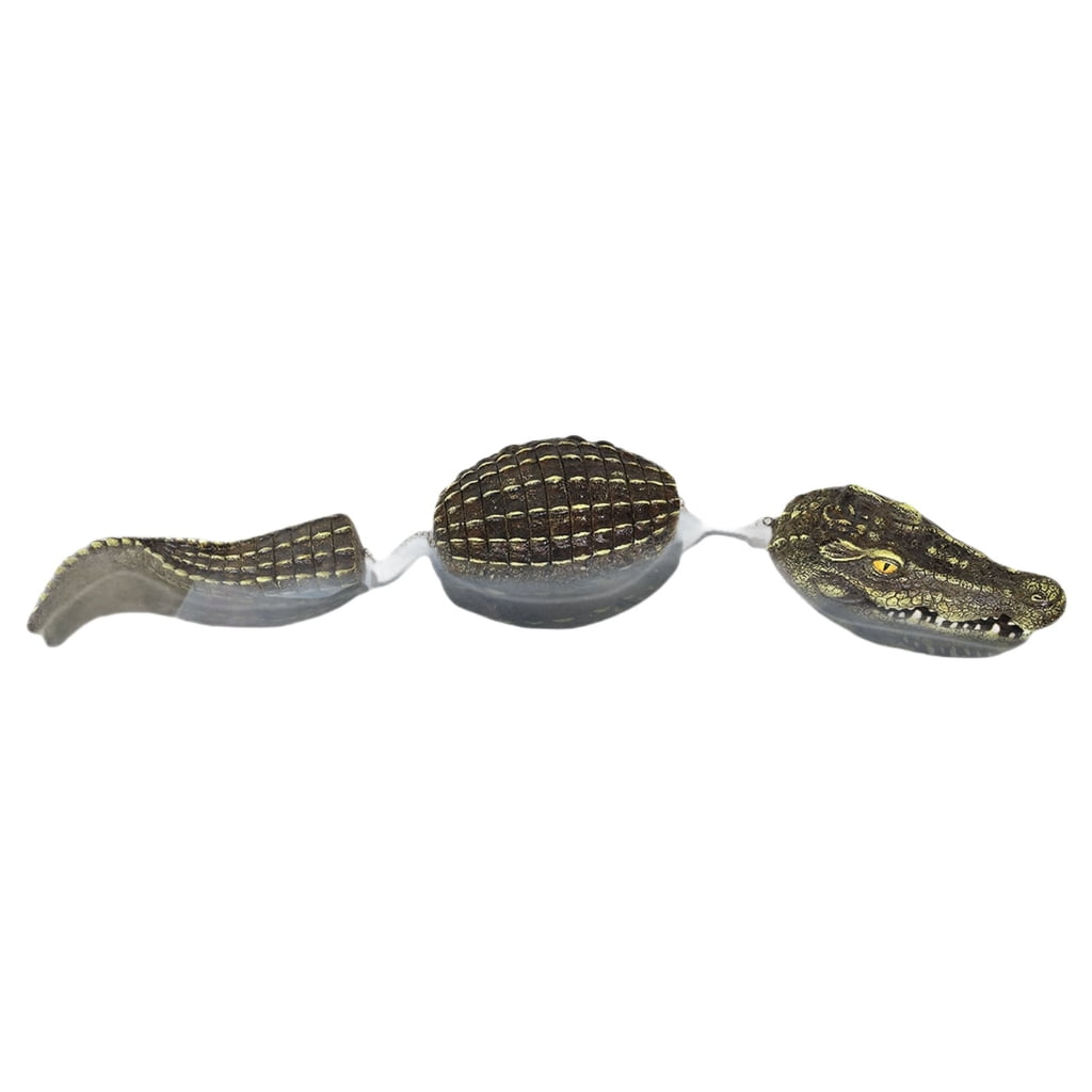 Life Like Alligators Sculpture Safe Pool Float Decoy For Tanks Pond ...