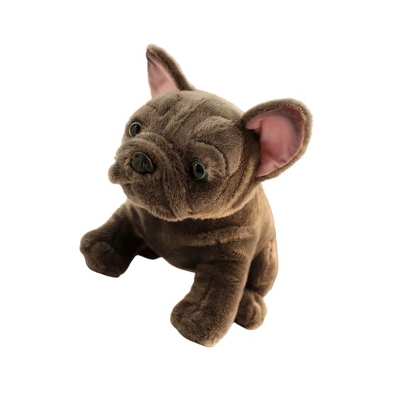 Life Like Bulldog Stuffed Animals Plush Dog Toy For Children Comfort ...