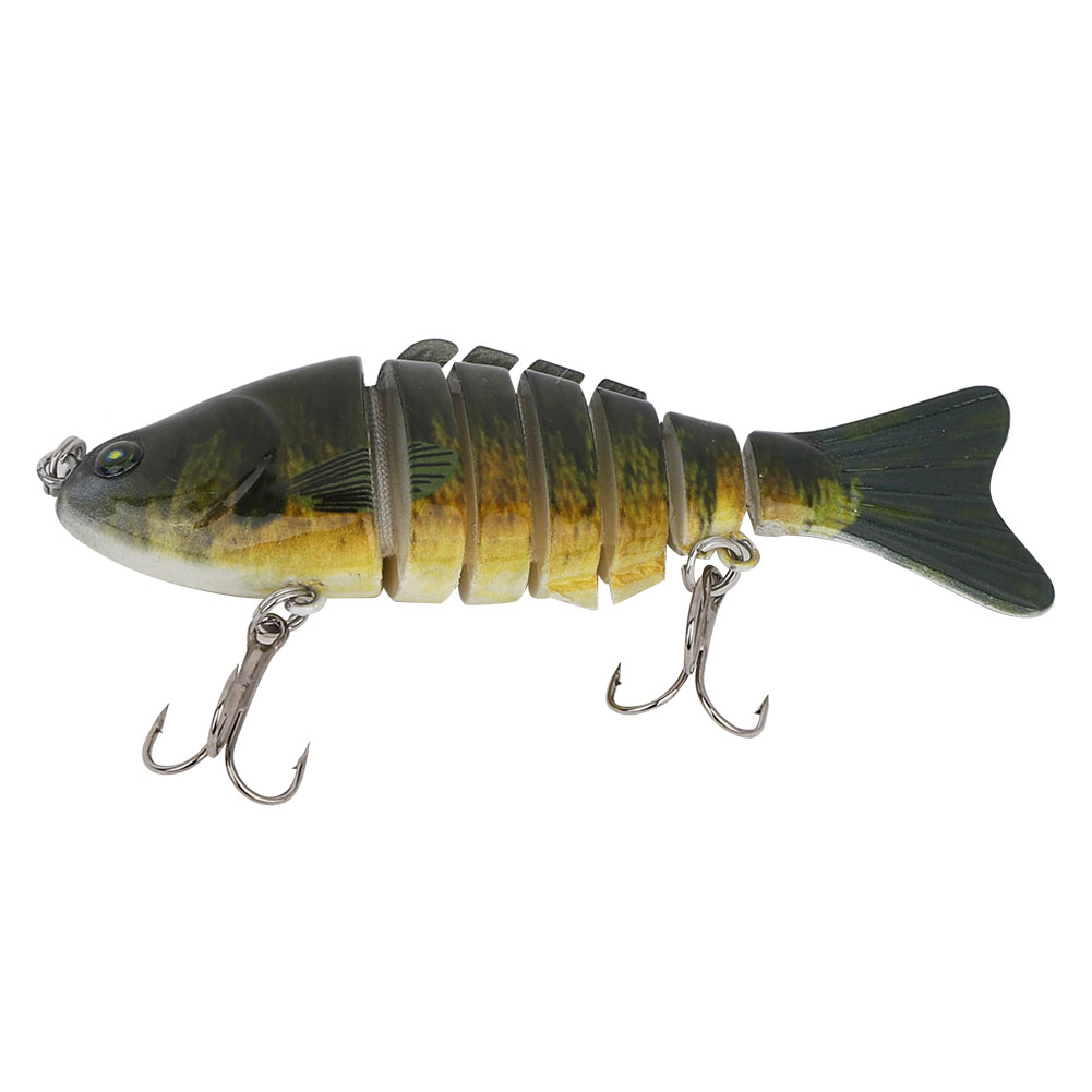 Life-Like Hard Bait for Anglers (Color D) 10cm Multi-Jointed Plastic ...