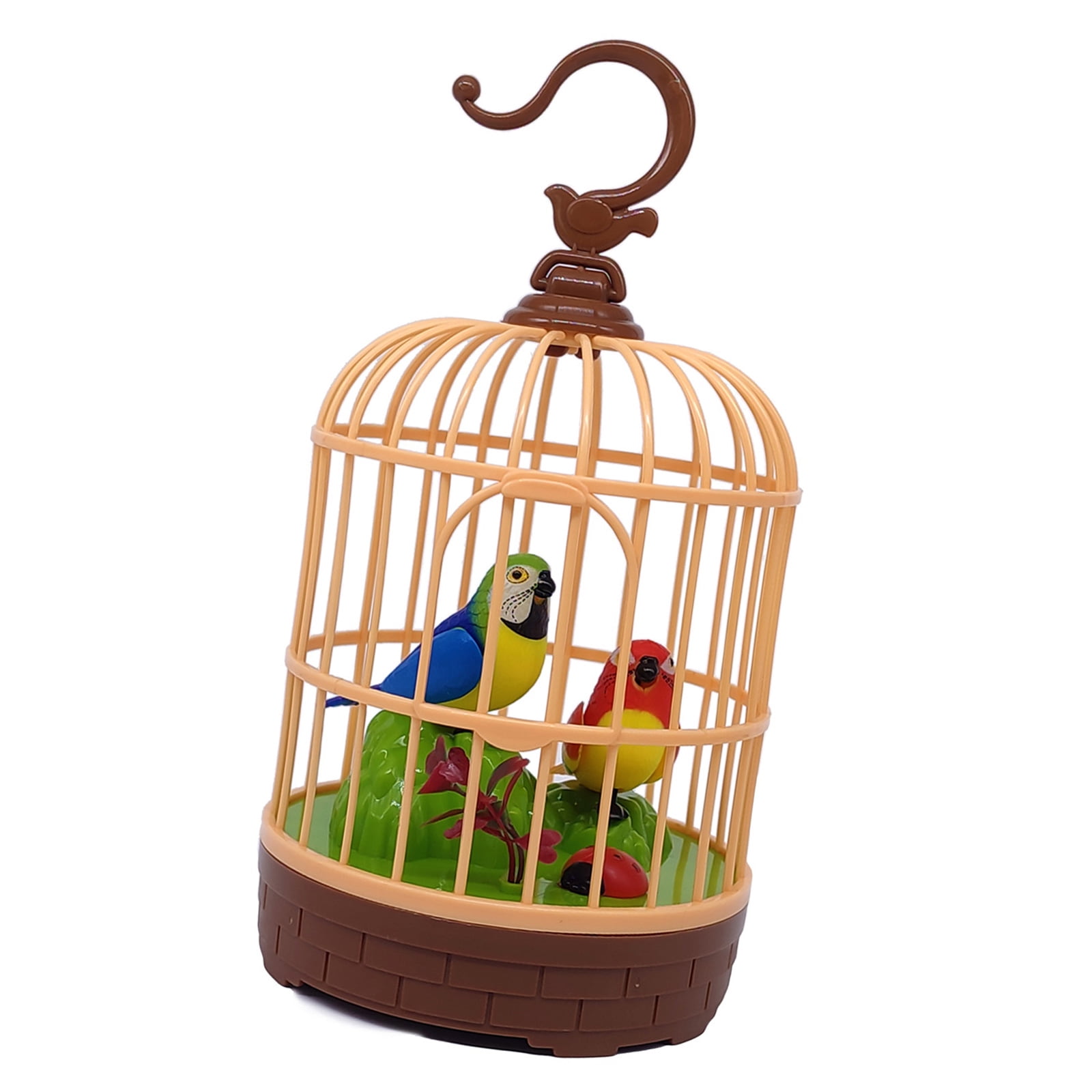 Life Like Motion Activated Birdcage Toy Realistic Parrot Toy For ...