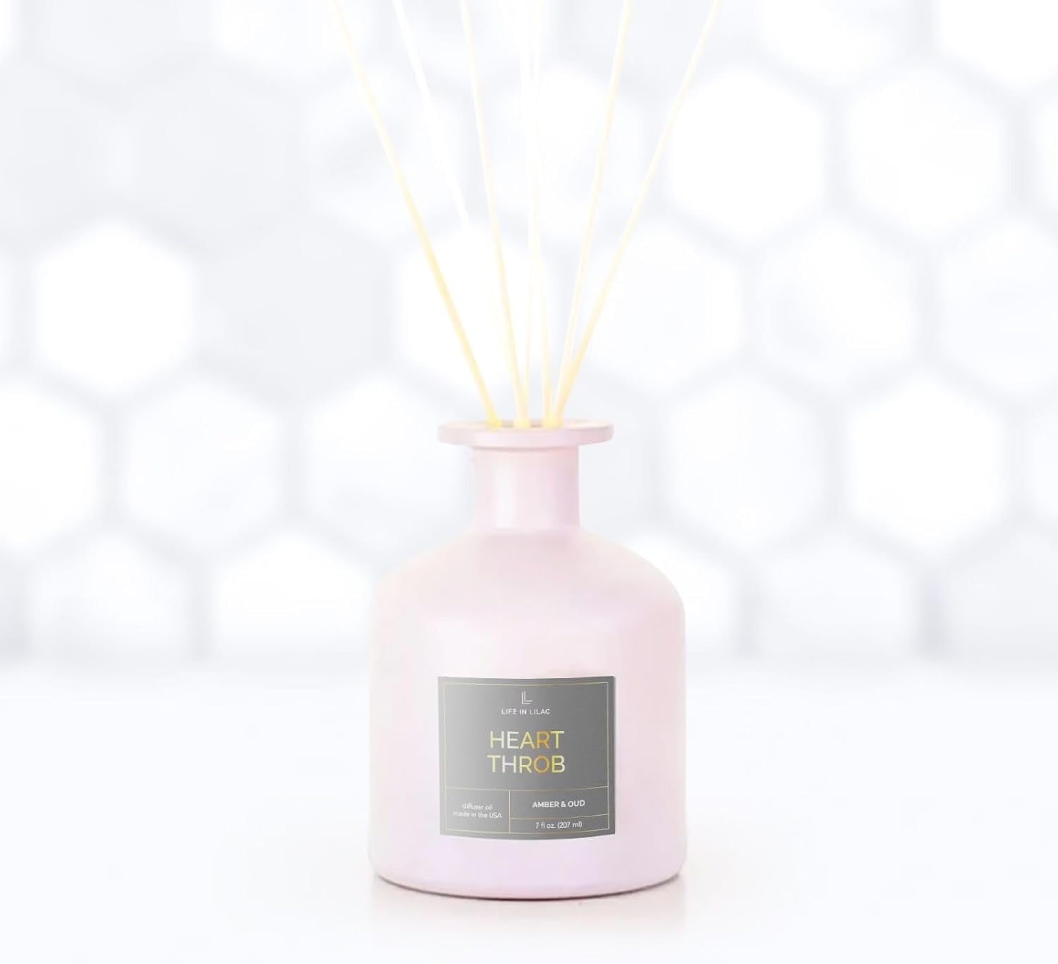 Life in Lilac Heart Throb Diffuser: Amber and Oud, Fragrant Reed ...