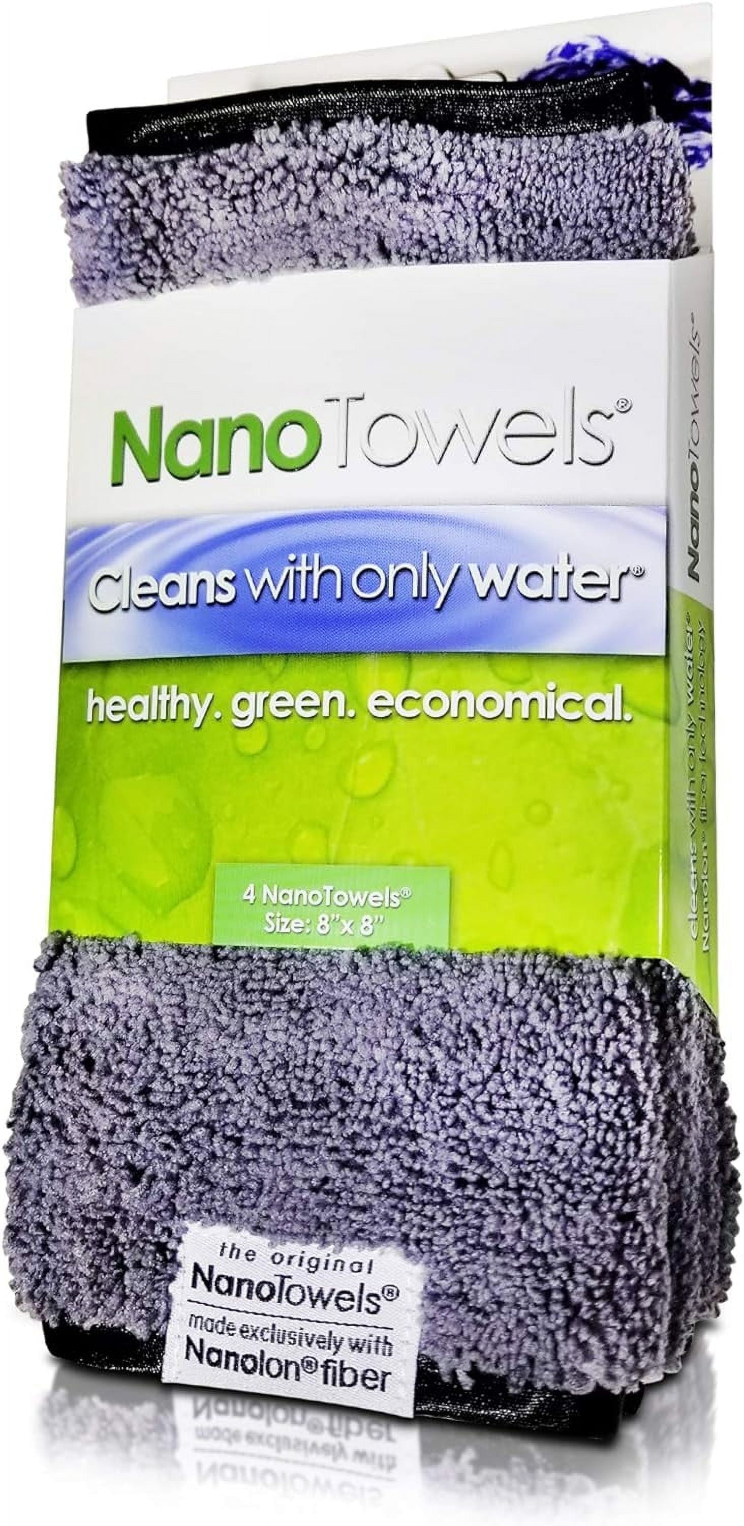 Life Miracle Nano Eco Fabric Cleaning Cloths Towels, 4 Pack - Walmart.com