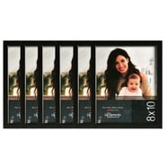 Kate and Laurel Adlynn Wall Picture Frame Set, 16" x 20" matted to 8" x 10", Gold, Set of 3 ...