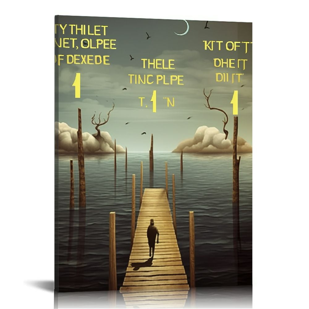 of Life Motivational Poster Printed on Canvas Wall Decor for Living ...