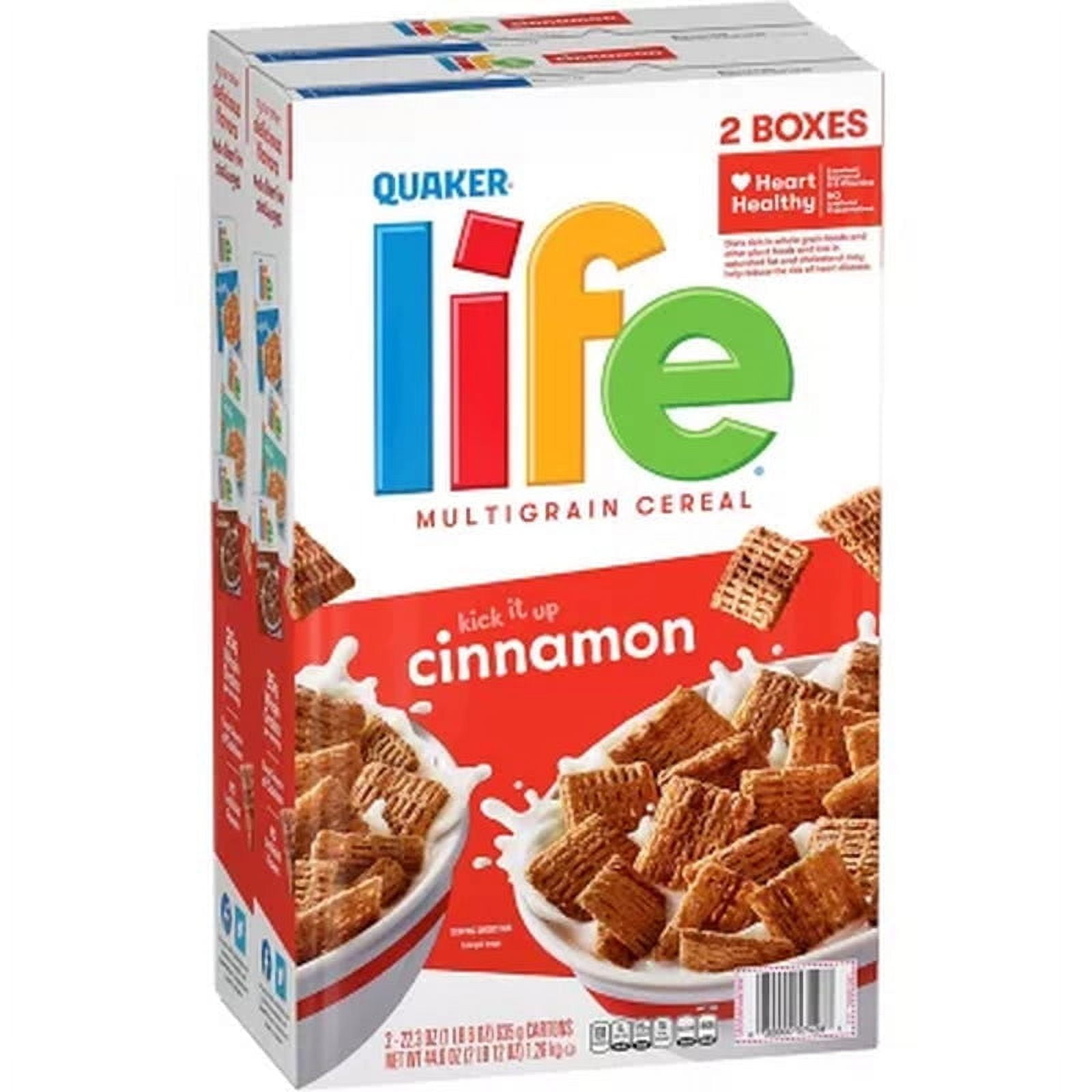 Life Multi-Grain Cinnamon Cereal 44.6 Oz., 2 Pk. - Walmart.com