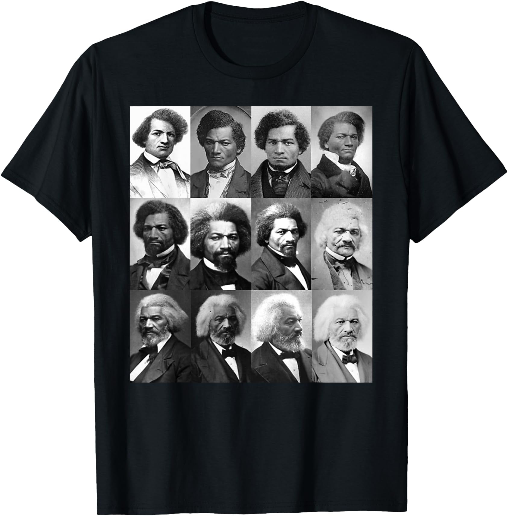 Life Of Frederick Douglass History Hero T-Shirt,Navy Blue Color,Size ...