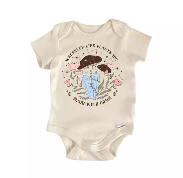 Life Plants Grace Magic Mystical Baby Boy Girl Clothes Bodysuit Cute ...
