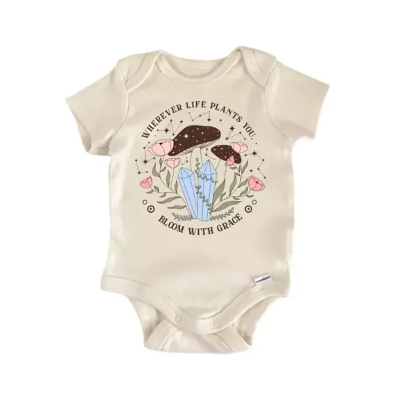 Life Plants Grace Magic Mystical Baby Boy Girl Clothes Bodysuit Cute ...
