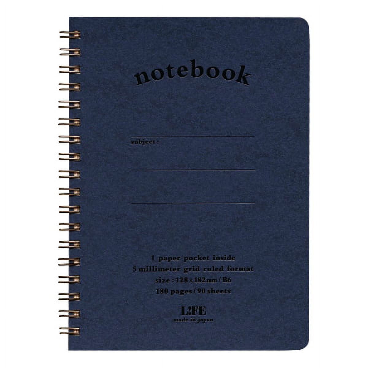 Life Pocket Notes Spiral Bound Notebooks: 5 in x 7 in. (Blue) - Walmart ...