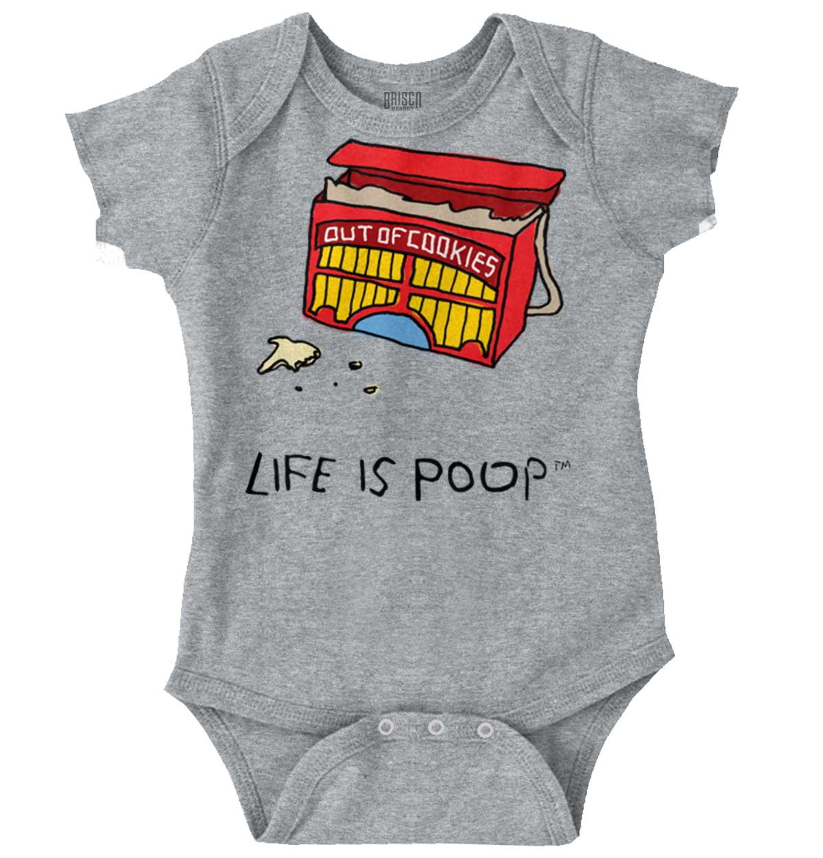 Life Poop Out Of Cookies Crackers Romper Boys or Girls Infant Baby ...
