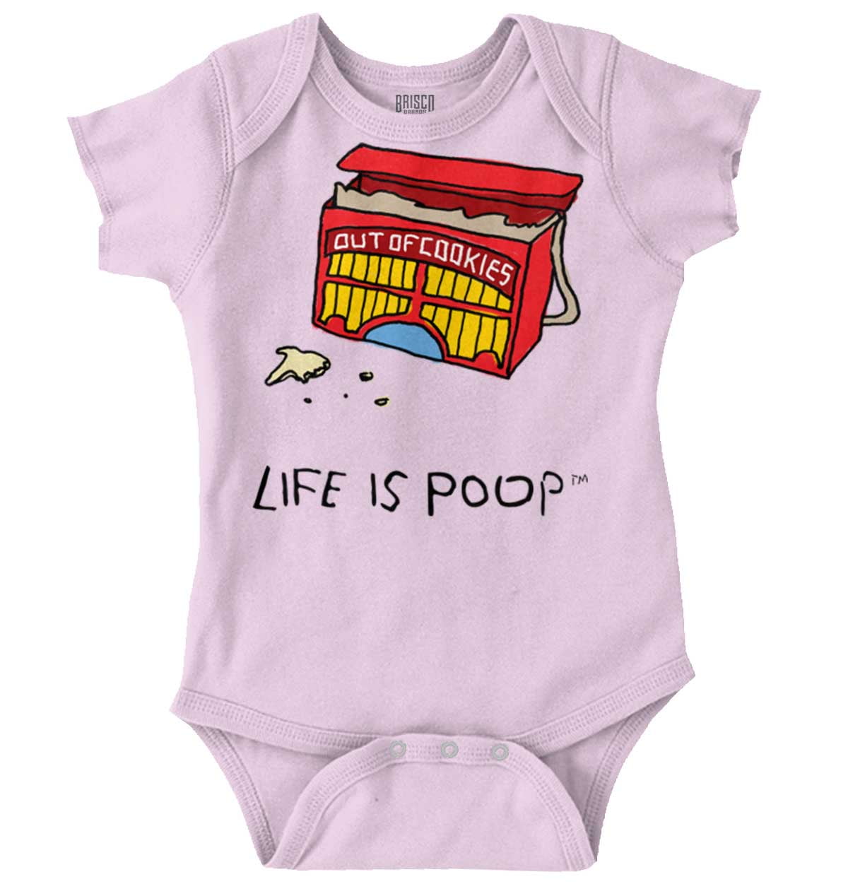 Life Poop Out Of Cookies Crackers Romper Boys or Girls Infant Baby ...