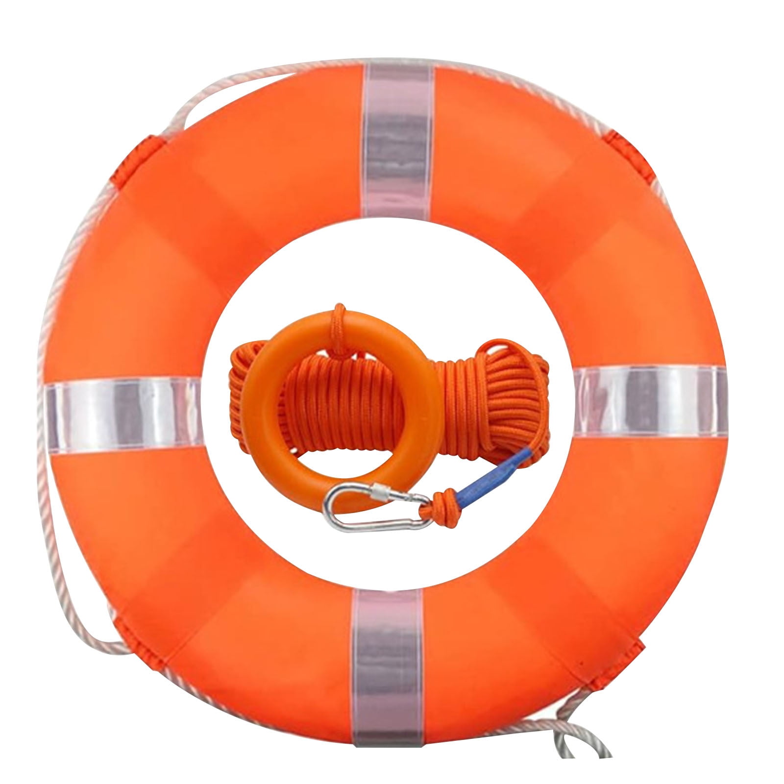 Life Preserver Ring and Water Floating Lifesaving Rope, Swim Foam Ring ...