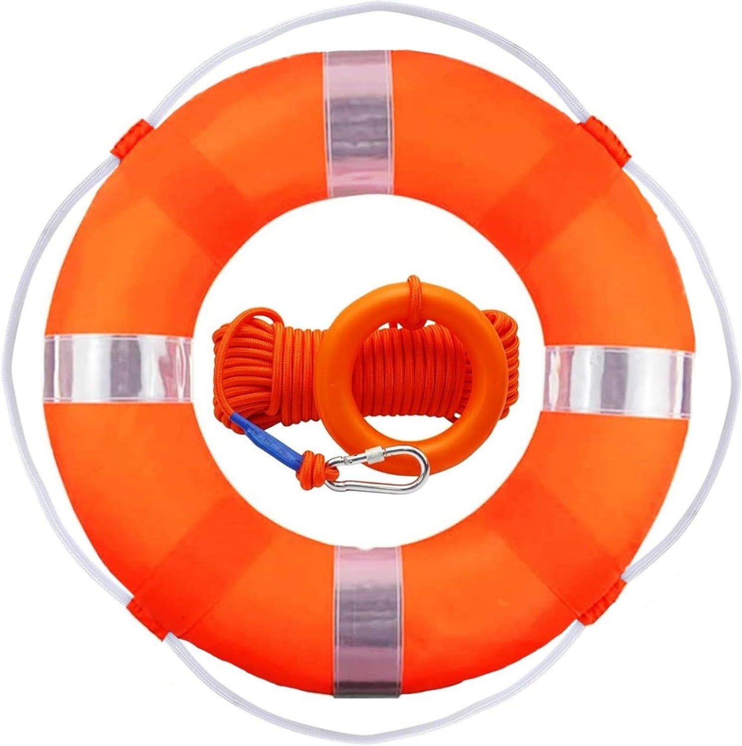 Life Preserver Ring and Water Floating Lifesaving Rope ,Swim Foam Buoy ...