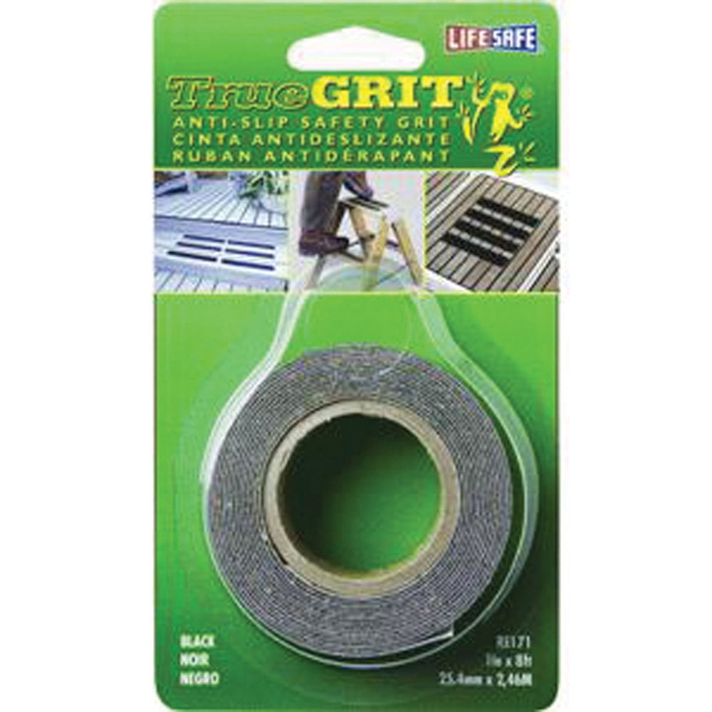 Life Safe RE171 Anti-Slip Safety Grip Tape - 1" x 8', Black - Walmart.com