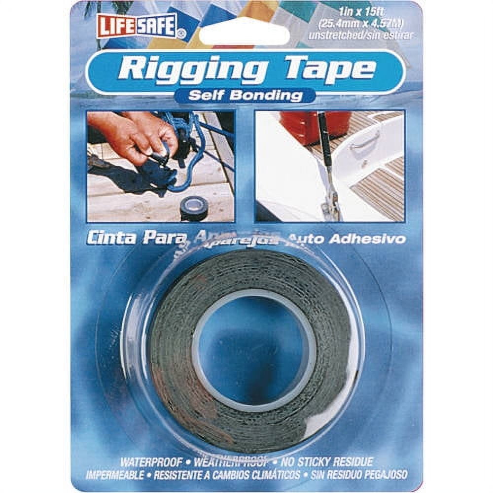Life Safe Self Bonding Rigging Tape 1" x 15' - Walmart.com