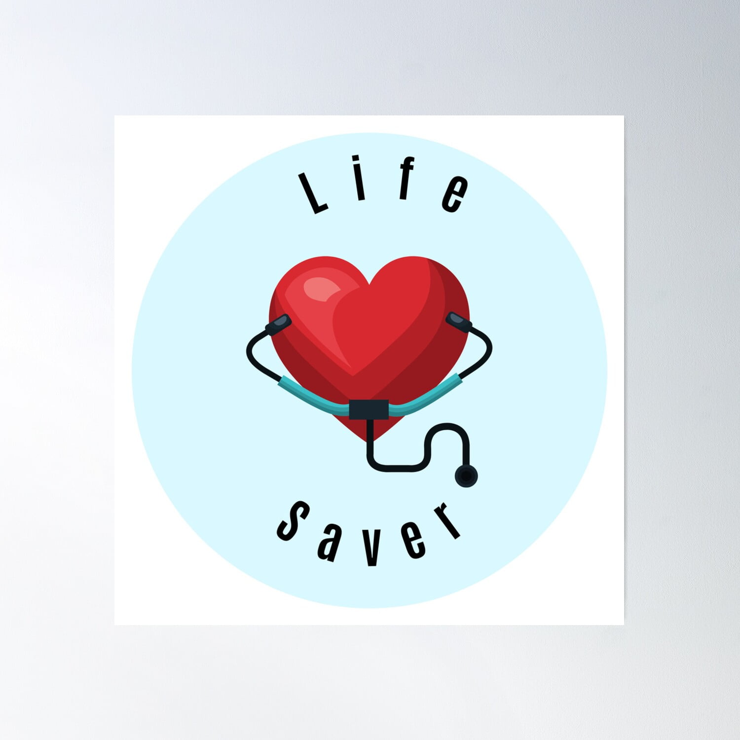 Life Saver Poster Wall Art, Modern Wall Decor, 24x24 UNFRAMED - Walmart.com