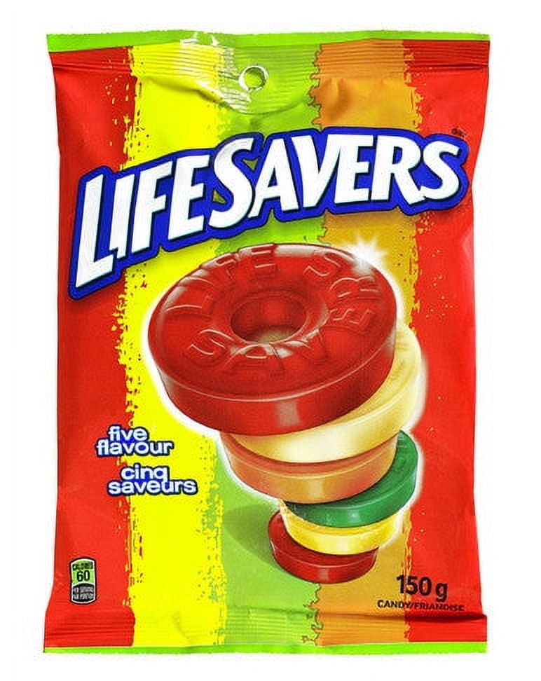 Life Savers Five Flavour, Peg Bag, 150gm, 12 Count {Imported from ...