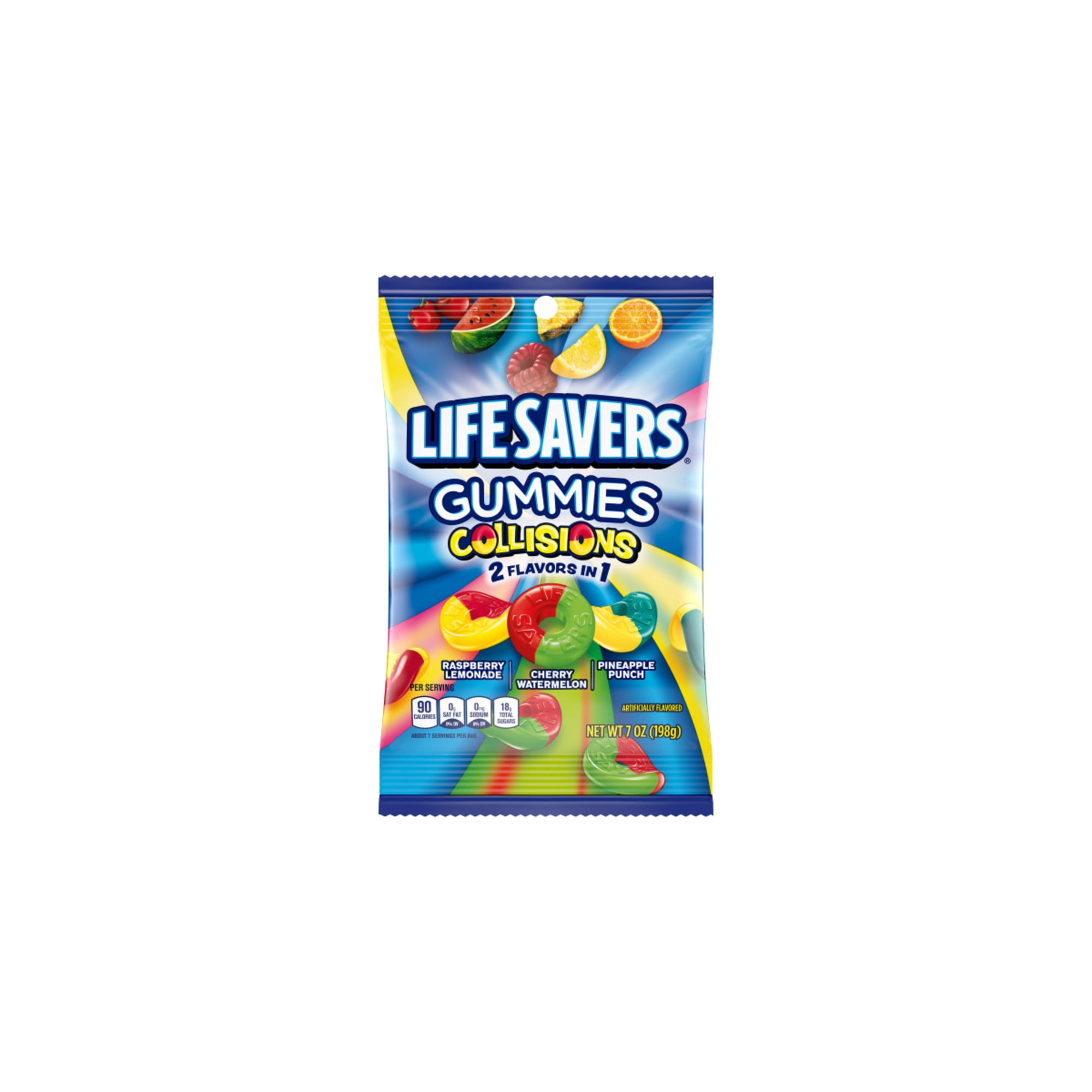 Life Savers Gummies Collisions Assorted Flavors, 7 oz (Pack of 18 ...
