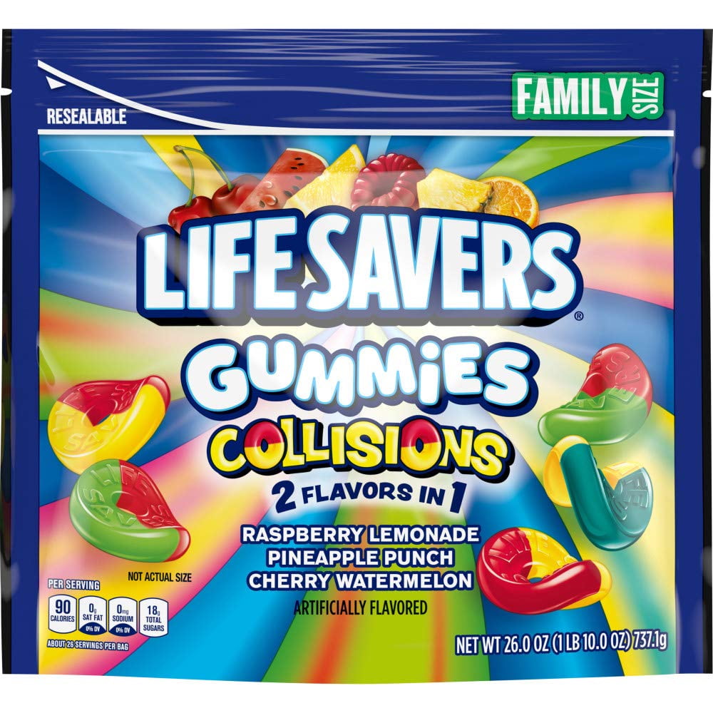 Life Savers Gummies Collisions Family Sup 26 Oz - Walmart.com