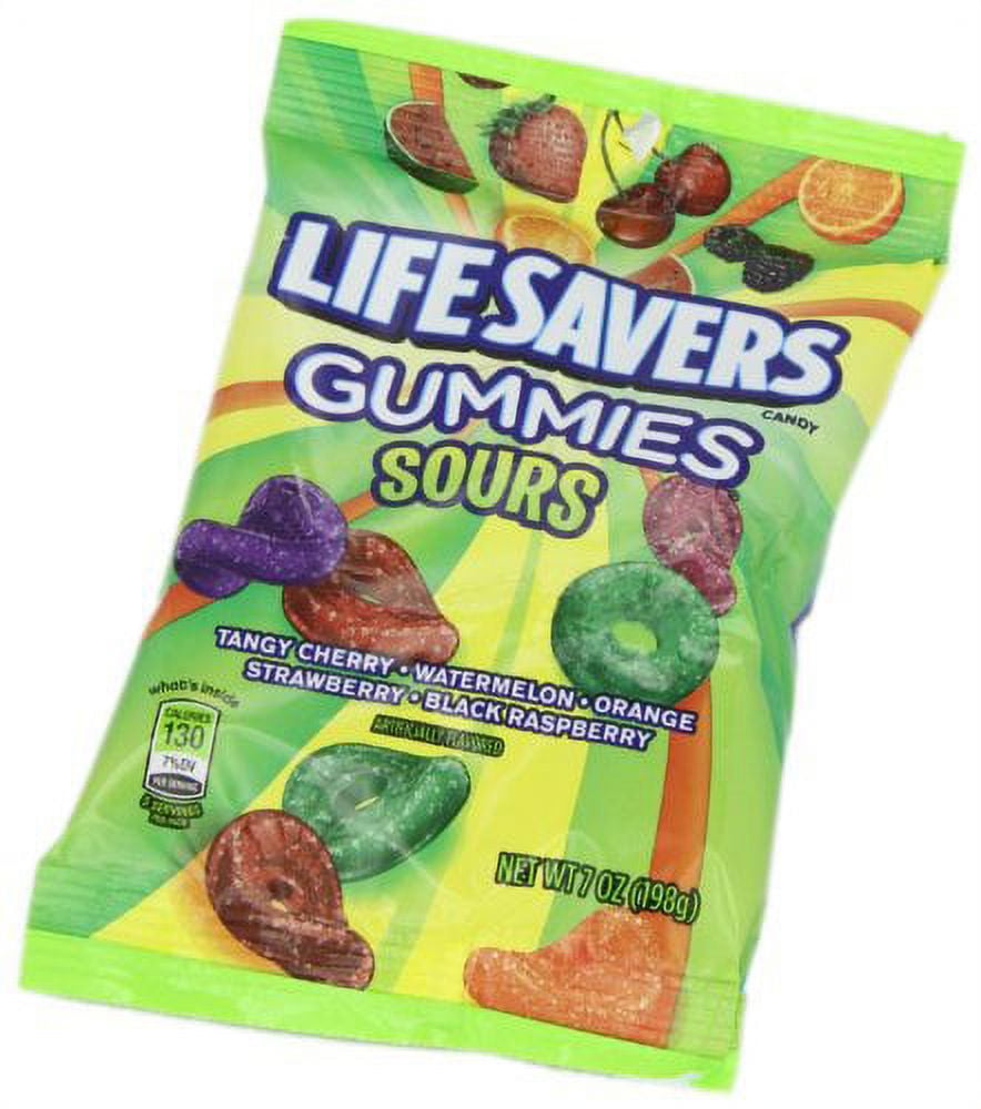 Life Savers, Gummies, Sours, 7oz Bag (Pack of 6) - Walmart.com