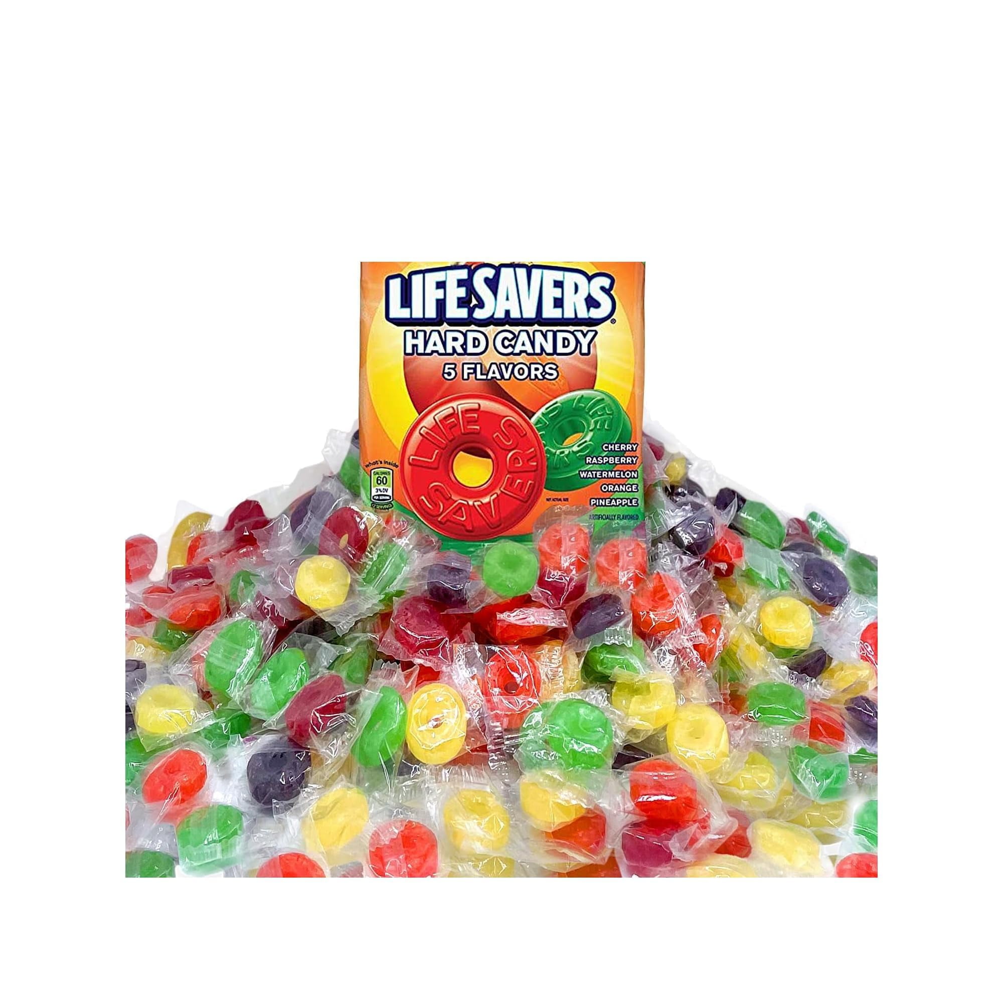Life Savers Hard Candy ESF27 5 Flavors - 2 lbs of Candy - Individually ...
