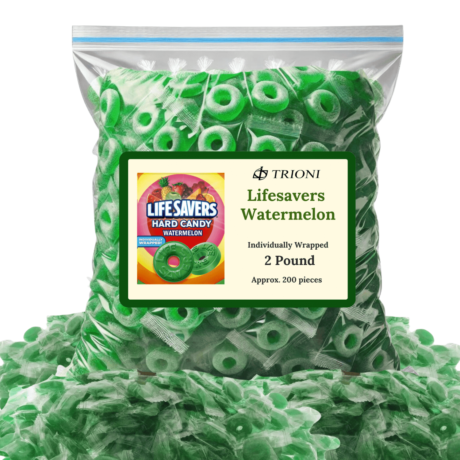 Life Savers Hard Candy Individually Wrapped - 2 LB of Lifesavers ...