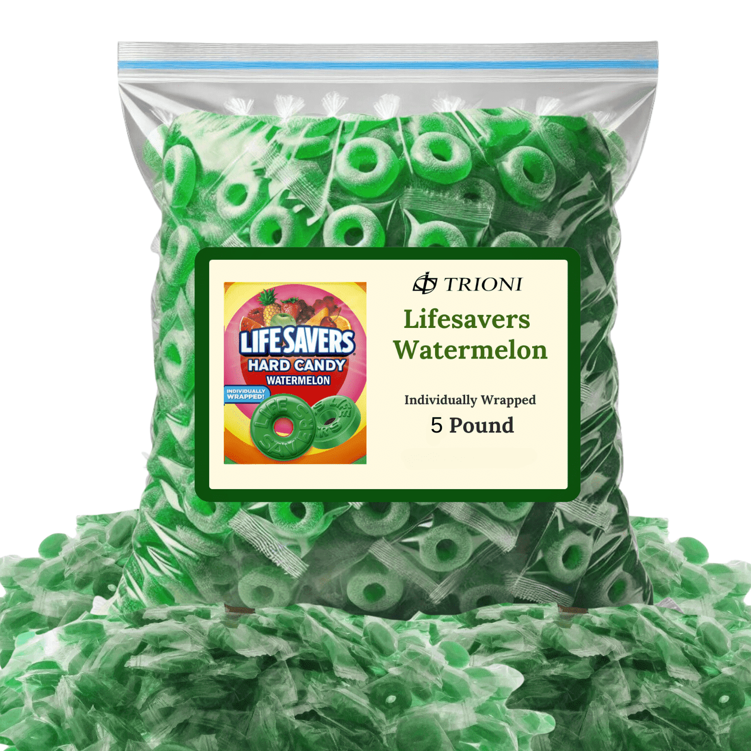 Life Savers Hard Candy Individually Wrapped - 5 LB of Lifesavers ...