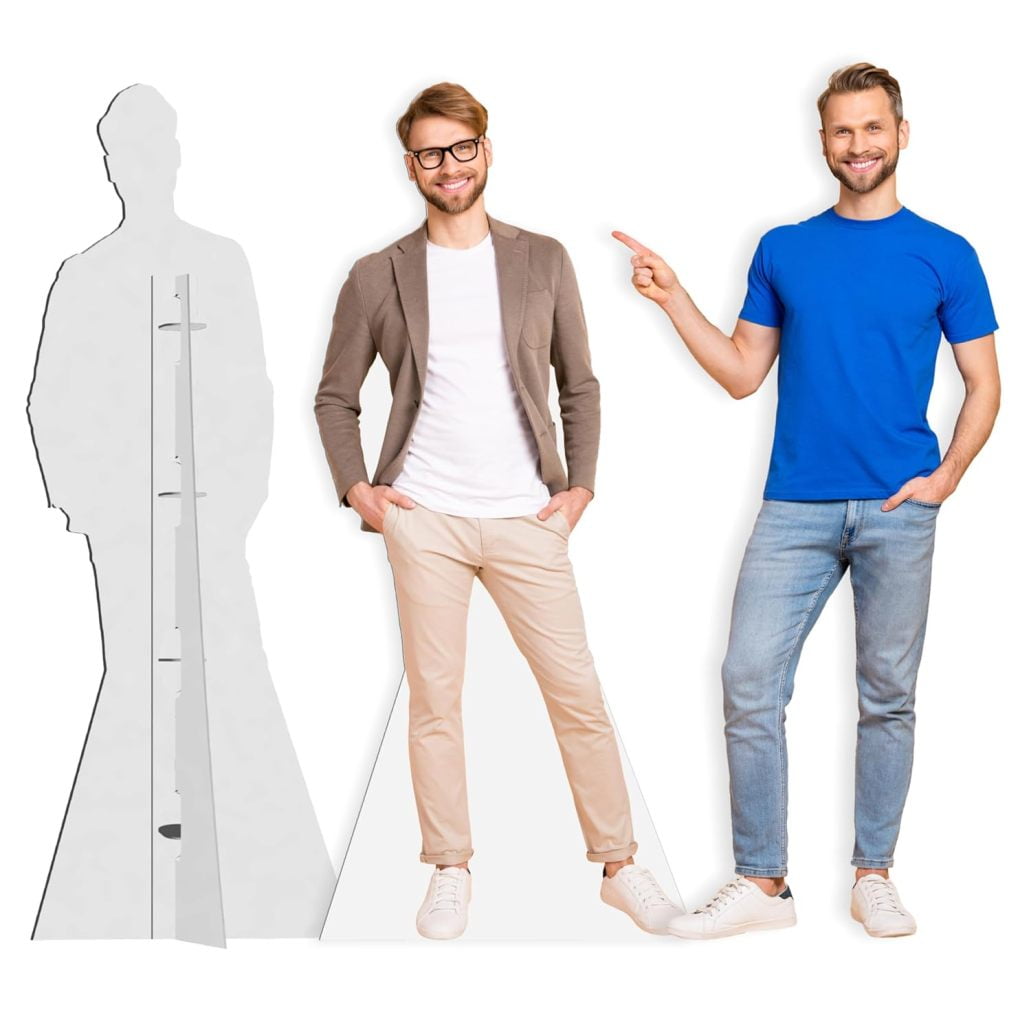 Life Size Cardboard Cutout - 1-6 ft - Personalized High Resolution ...