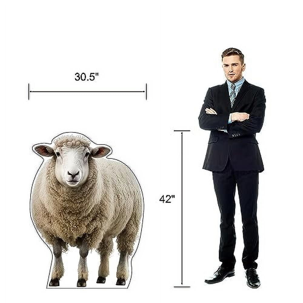 Life Size Cardboard Cutout Standup | Waterproof | Animals - Sheep ...