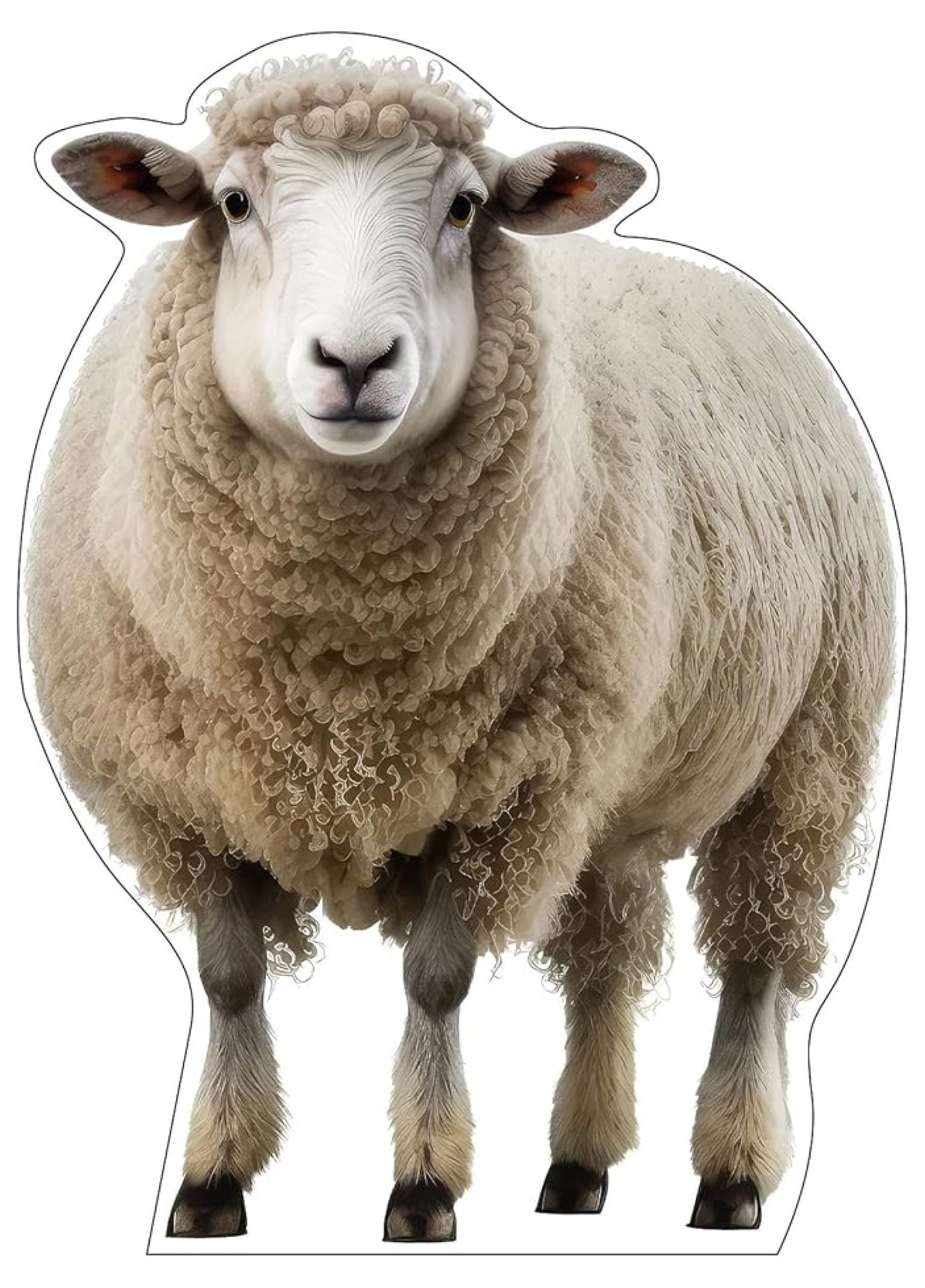 Life Size Cardboard Cutout Standup | Waterproof | Animals - Sheep ...