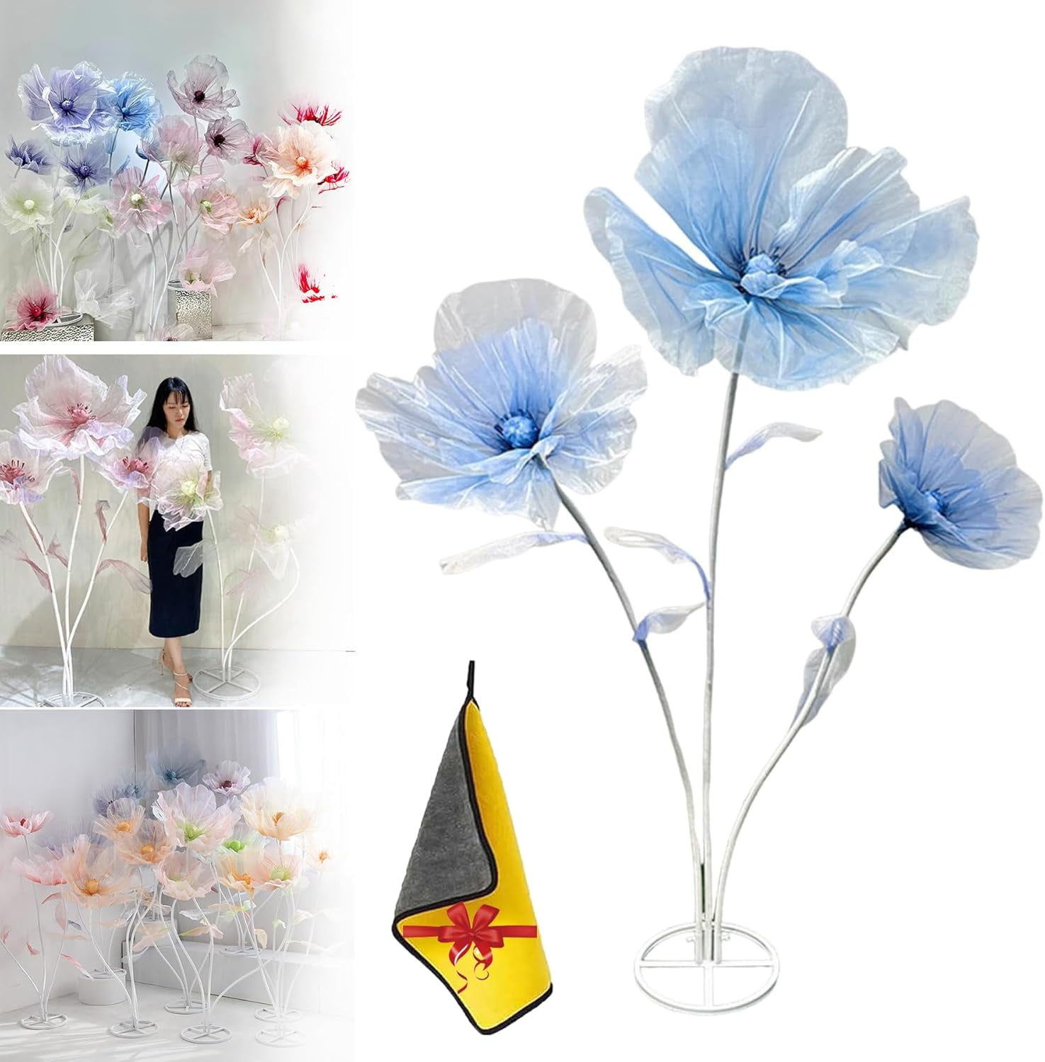 Life Size Flowers for Prop, Life Size Flowers for Decoration, Giant ...