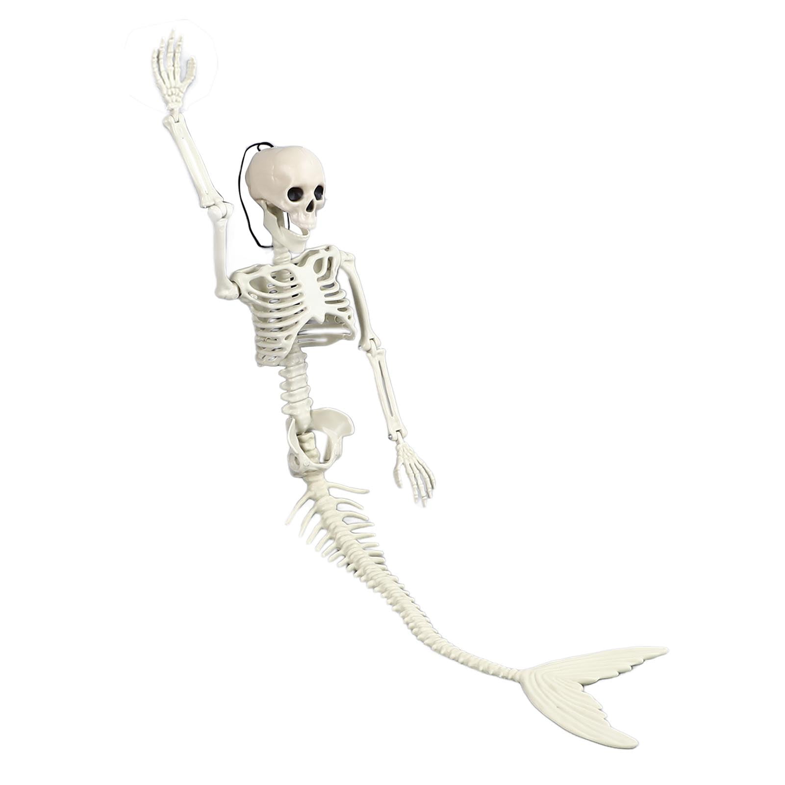 Life Size Skeleton Mermaid Halloween Outdoor Decorations Movable ...