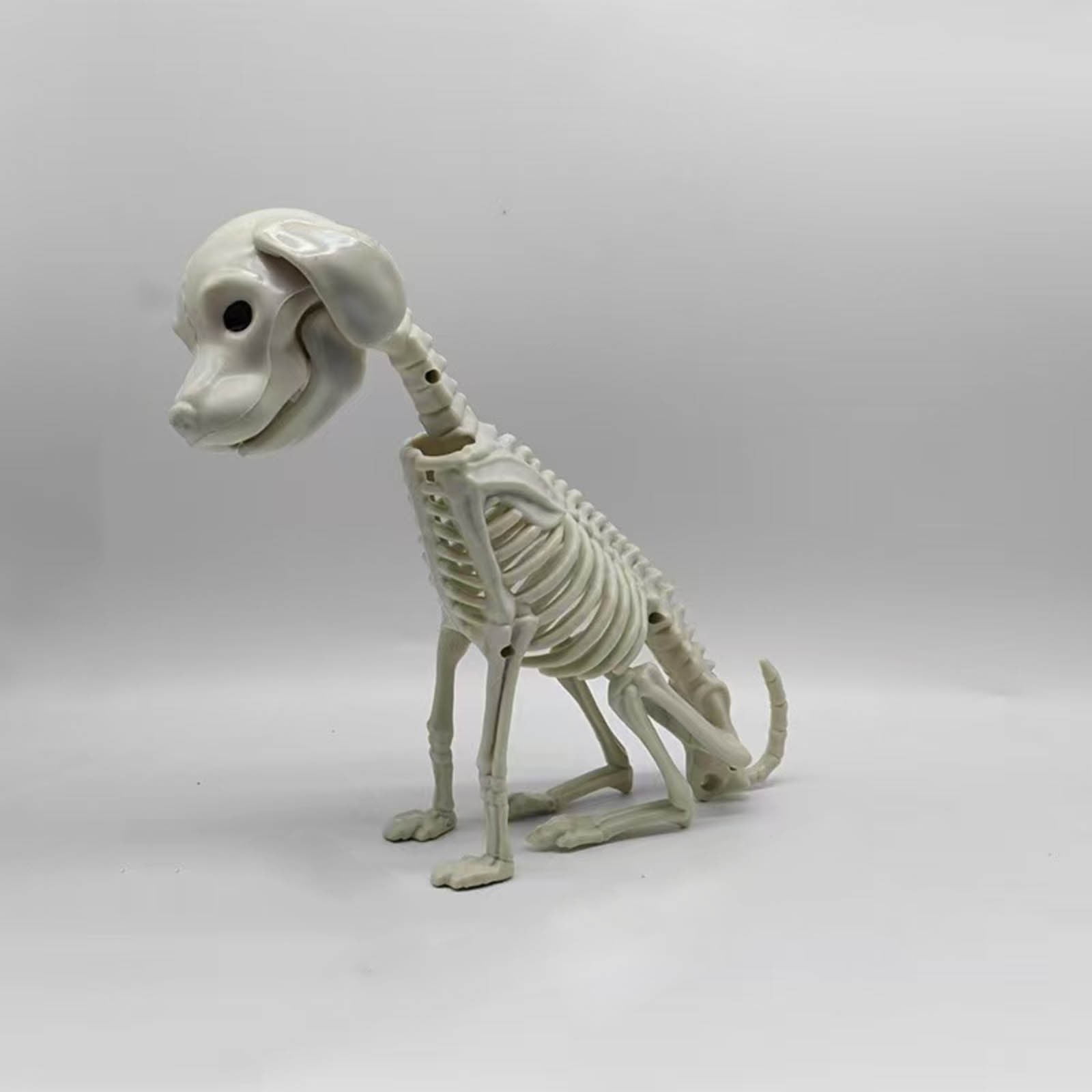 Life-Size Skeleton Owl Decoration for Halloween - Realistic Plastic ...