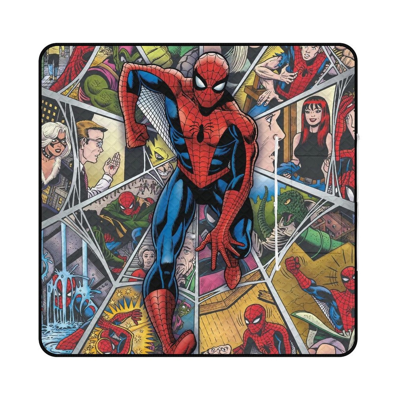 The Life of Spider-Man Extra Large Picnic Outdoor Blanket,78 x 78 ...