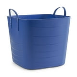 Life Story 25 Liter 6.6 Gallon Durable Plastic Storage Tote, Blue (12 ...