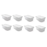 Life Story Stackable Clear Plastic Shoe Box Container, 6 Quart Storage ...