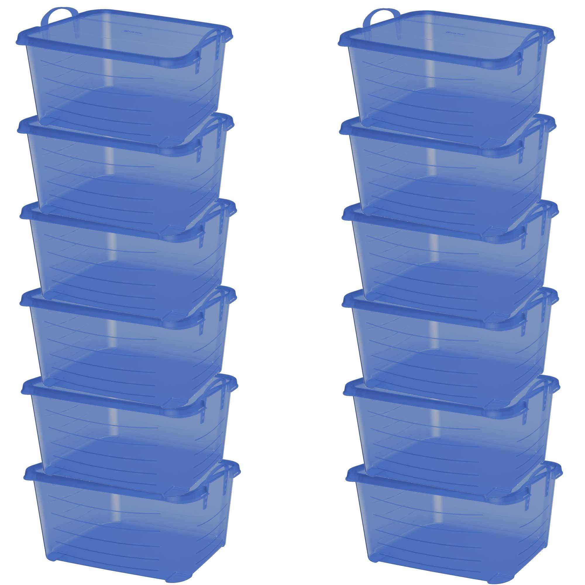 Life Story 55 Qt Stackable Storage Bin, Light Duty Lidded Container ...