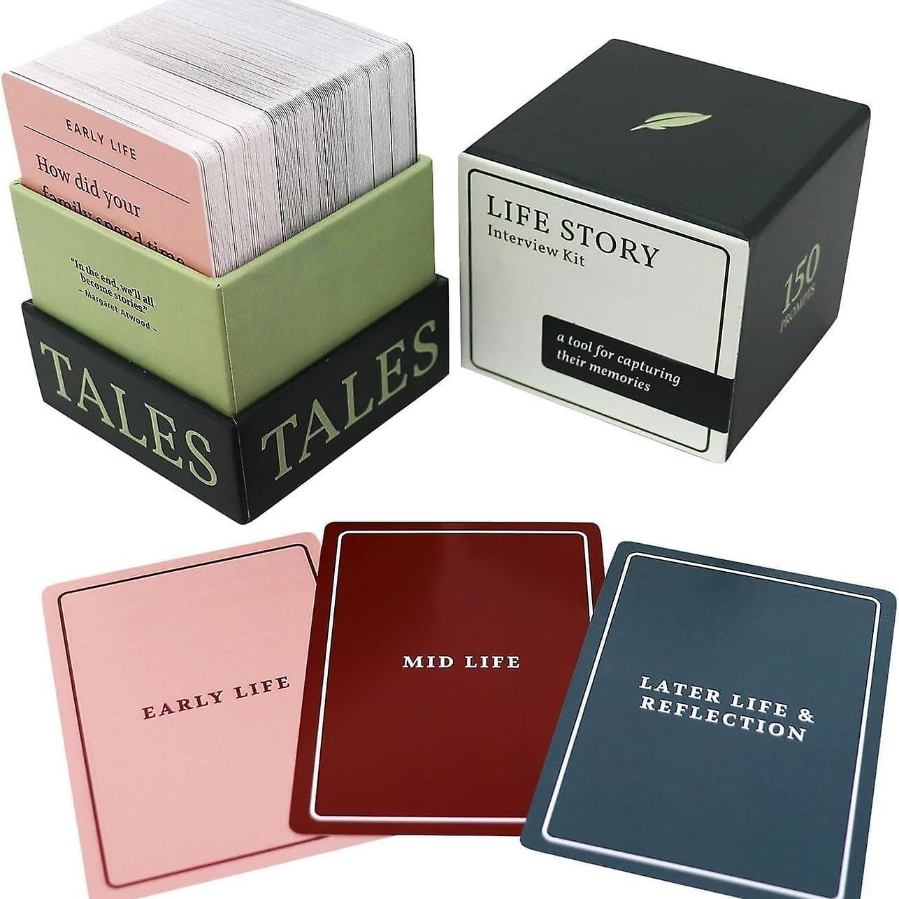 Life Story Interview Kit150 interview kit cards Question recording ...