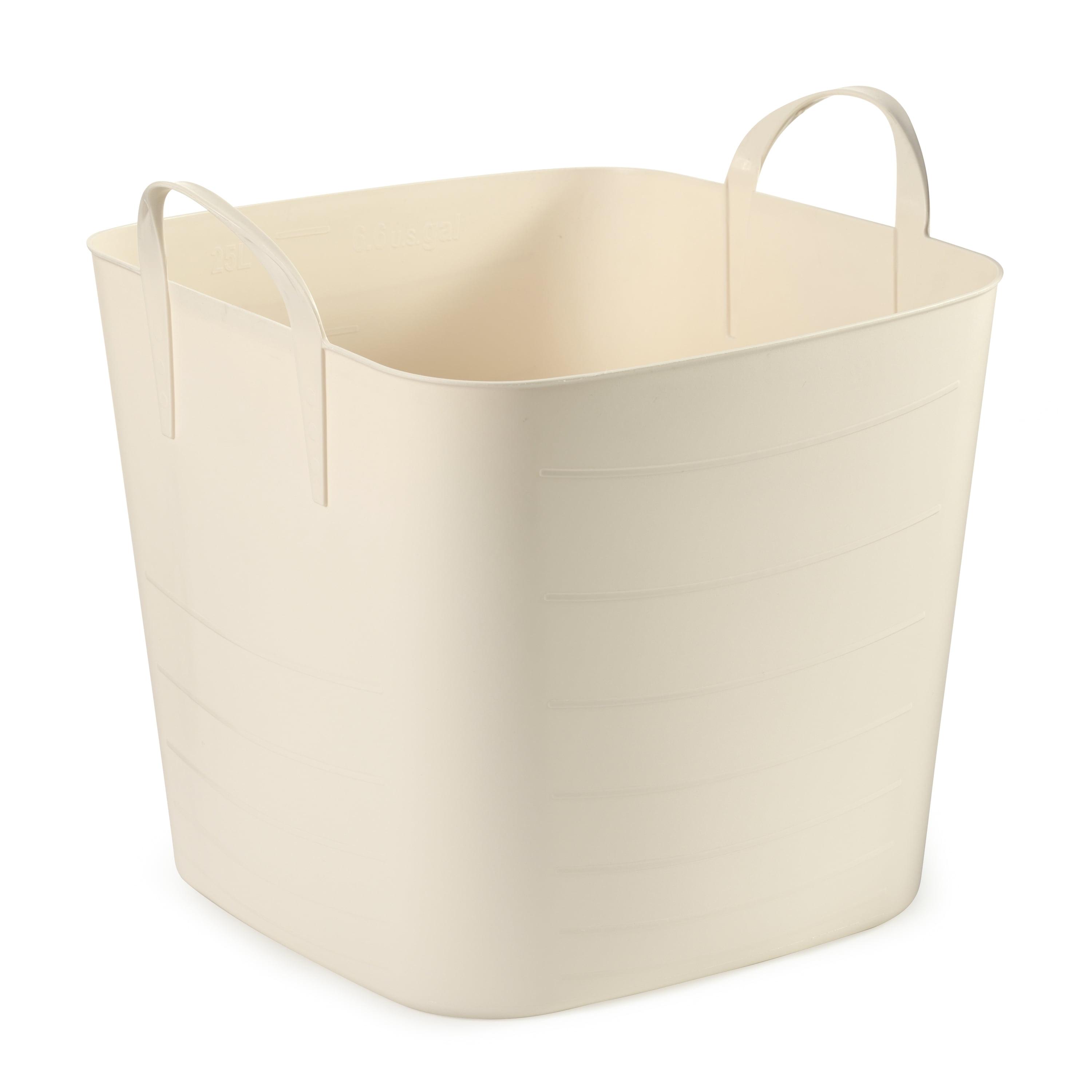 Life Story Tub Basket 6.6 Gal Plastic Storage Tote w/ Carry Handles (18 ...